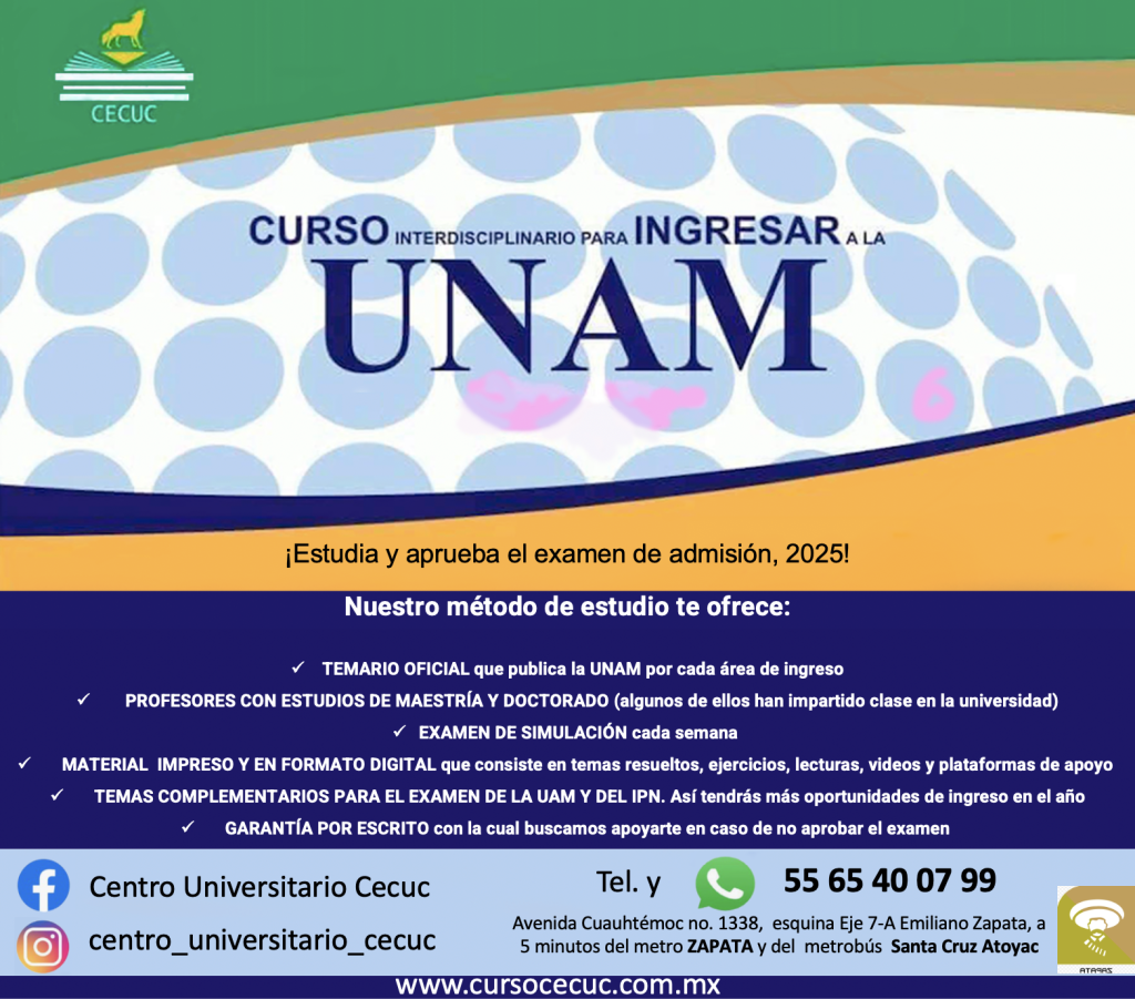 Curso UNAM 2025 - Curso UNAM CECUC